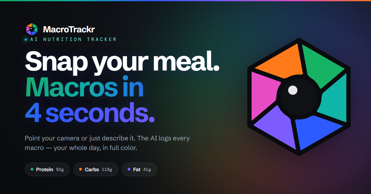 AI Macro Tracker and Calorie Tracking App | MacroTrackr